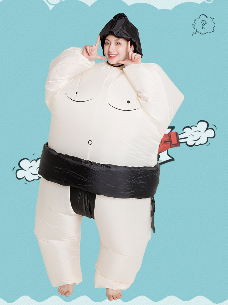 Sumo Adult Wrestler Costume Inflatable Full Body Suit on Luulla