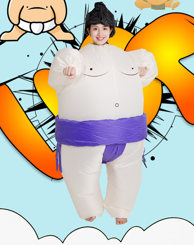Sumo Adult Wrestler Costume Inflatable Full Body Suit on Luulla