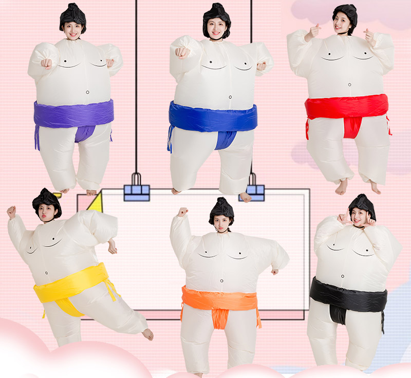 Sumo Adult Wrestler Costume Inflatable Full Body Suit on Luulla