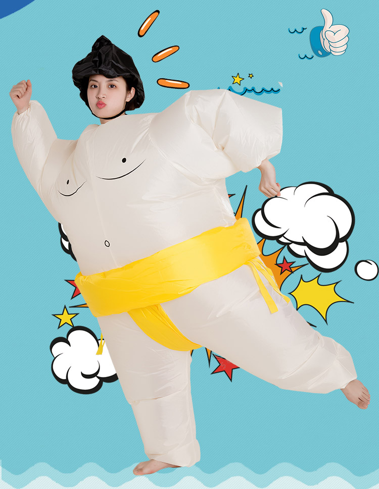 Sumo Adult Wrestler Costume Inflatable Full Body Suit on Luulla